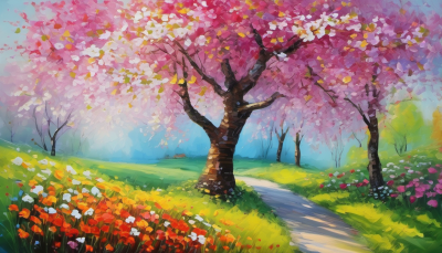 Bloemen schilderij kopen bij galerie Artello